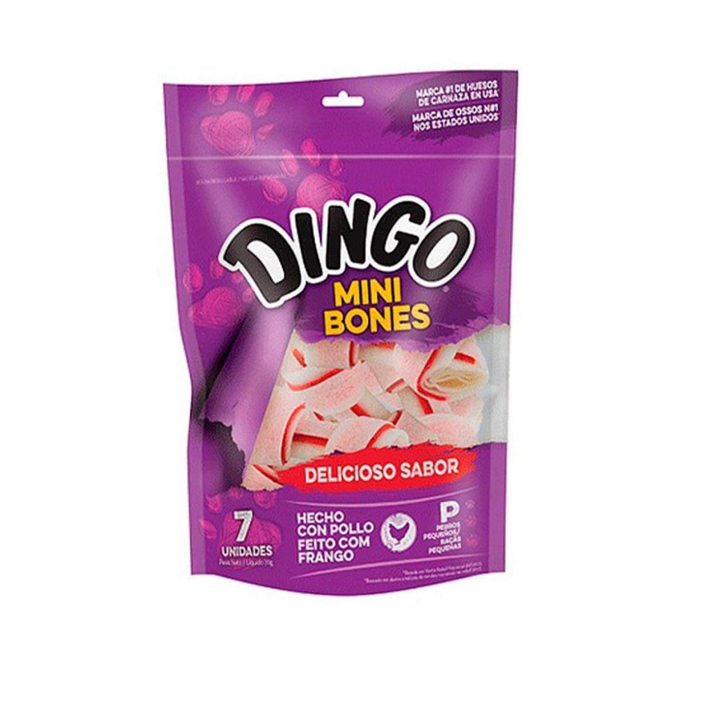 Hueso Dingo Mini Bones 70 Grs (7 UN) - Petcity