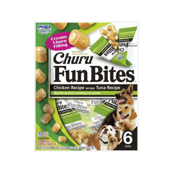 CHURU FUN BITES POLLO - PERRO 6 UN - Petcity
